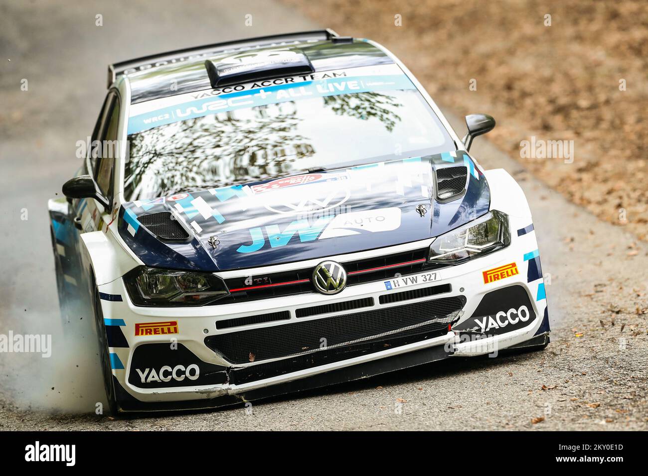 Pierre Ragues of France and Julien Pesenti of France compete in their ...