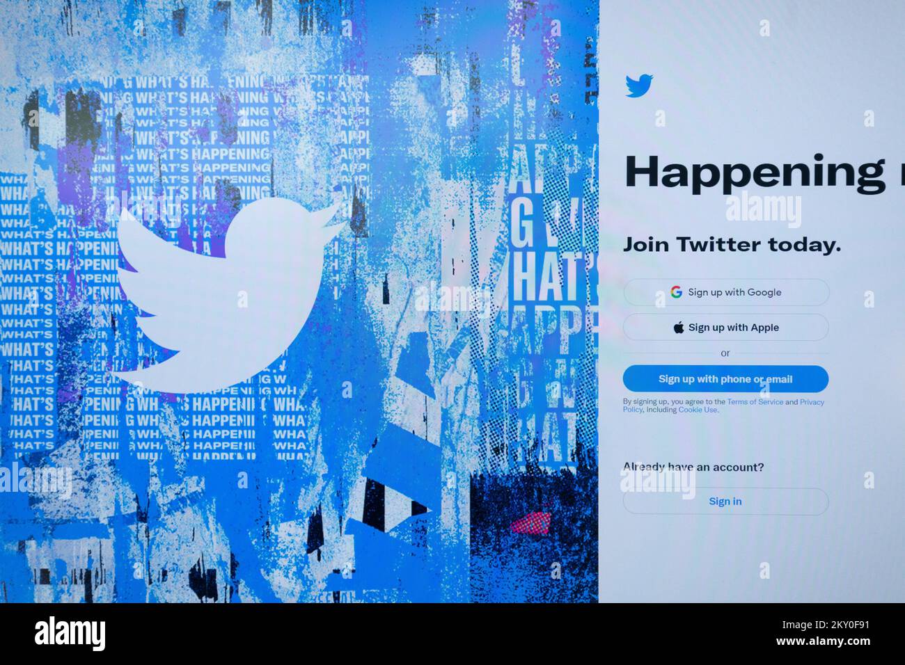 llustration of the Twitter social network. in Zagreb., Croatia, on April 23. 2022. Photo: Davor ...