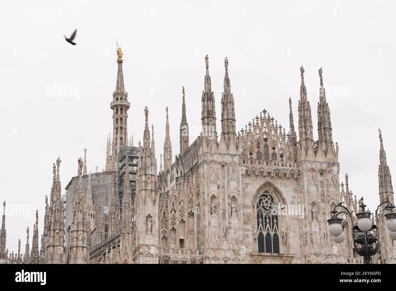 Milan Cathedral (Duomo di Milano) is pictured in Milan, Italy on April ...