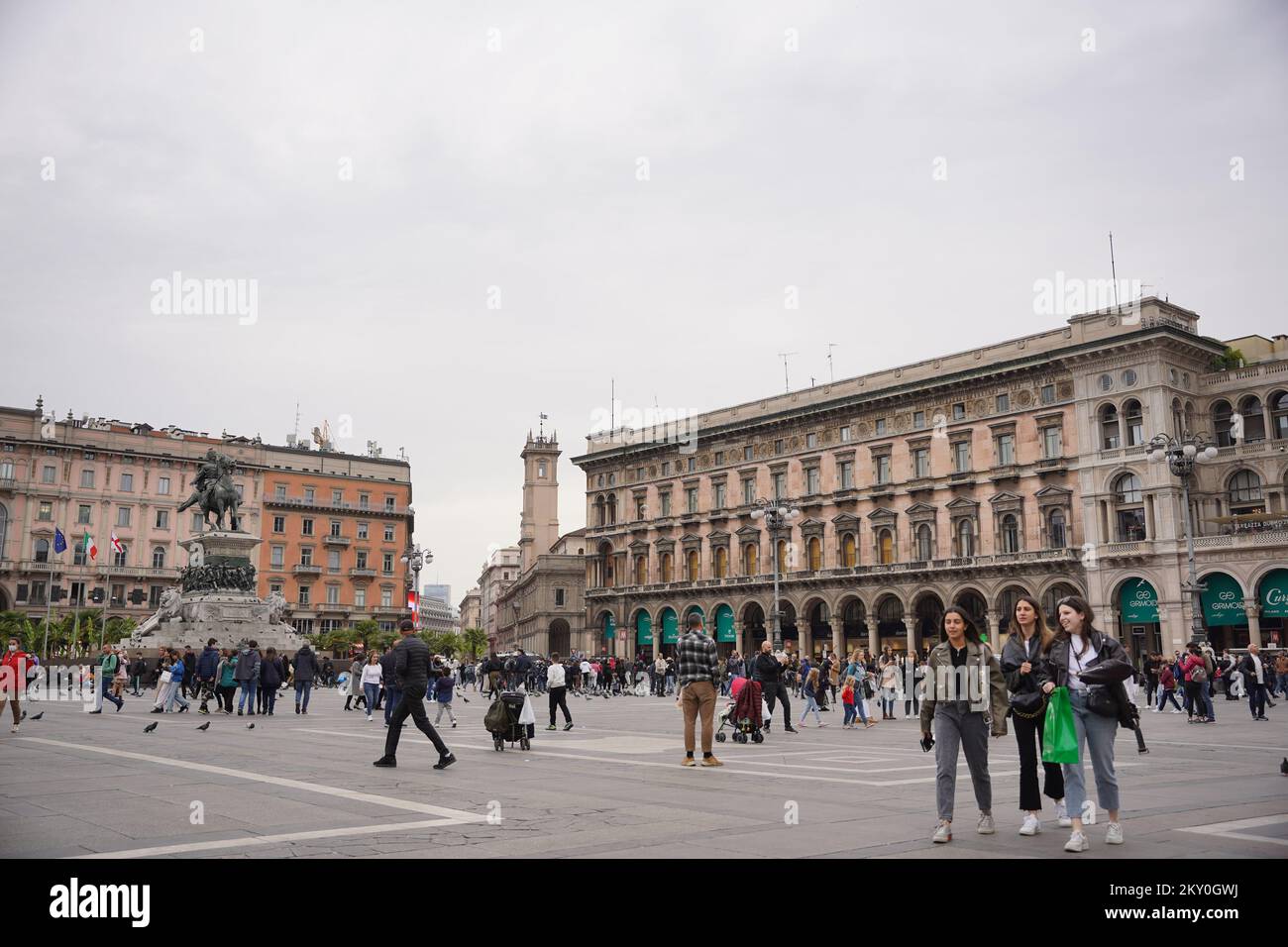 Milan Cathedral (Duomo di Milano) is pictured in Milan, Italy on April ...