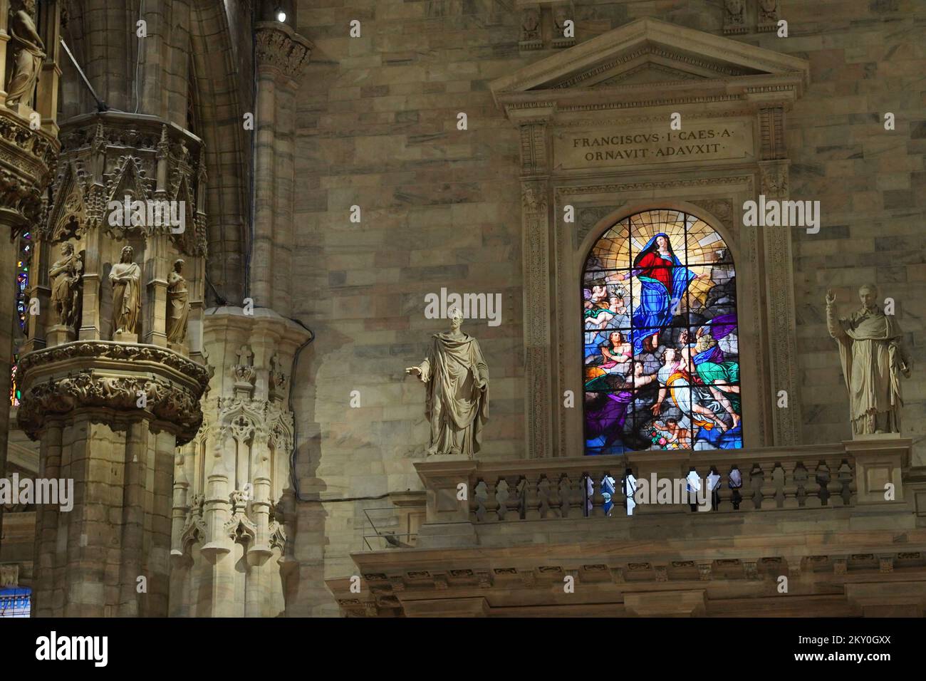 Milan Cathedral (Duomo di Milano) is pictured in Milan, Italy on April ...