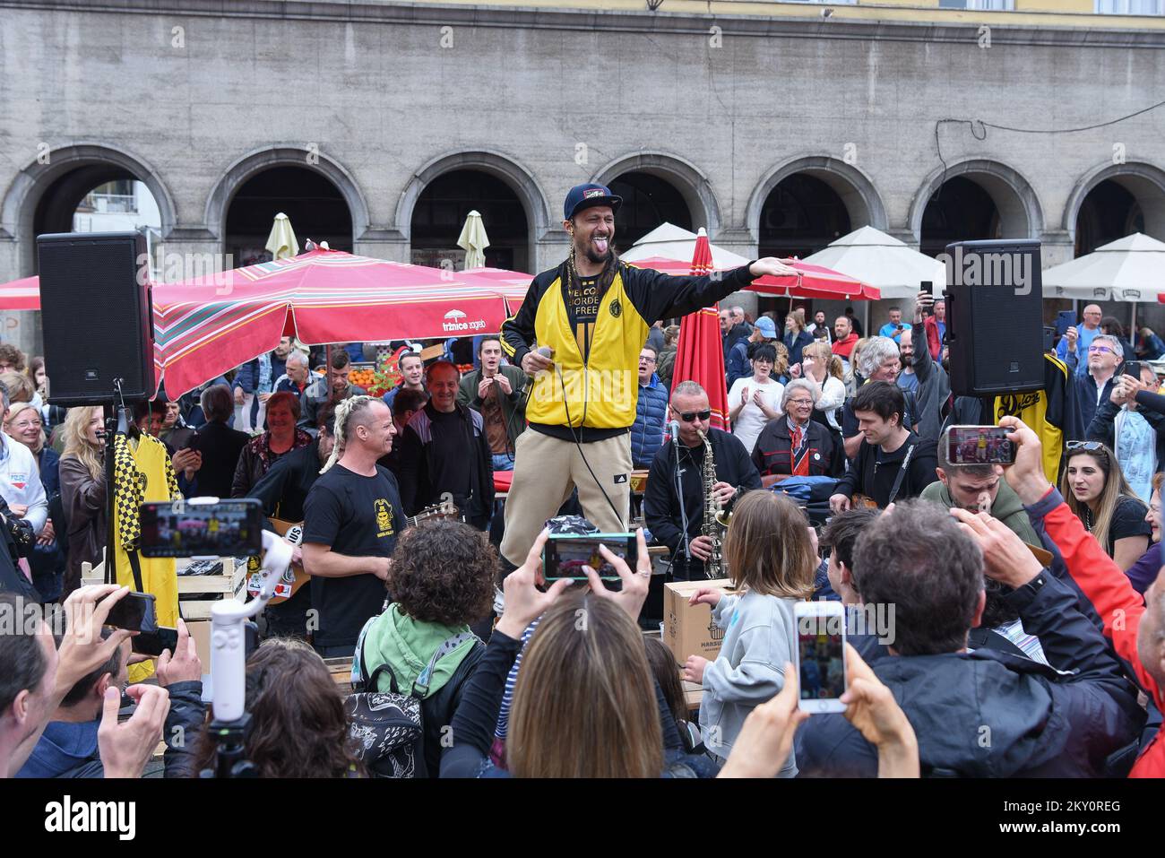 Bisnia and Herzegovina most popular band Dubioza Koletiv performs ...