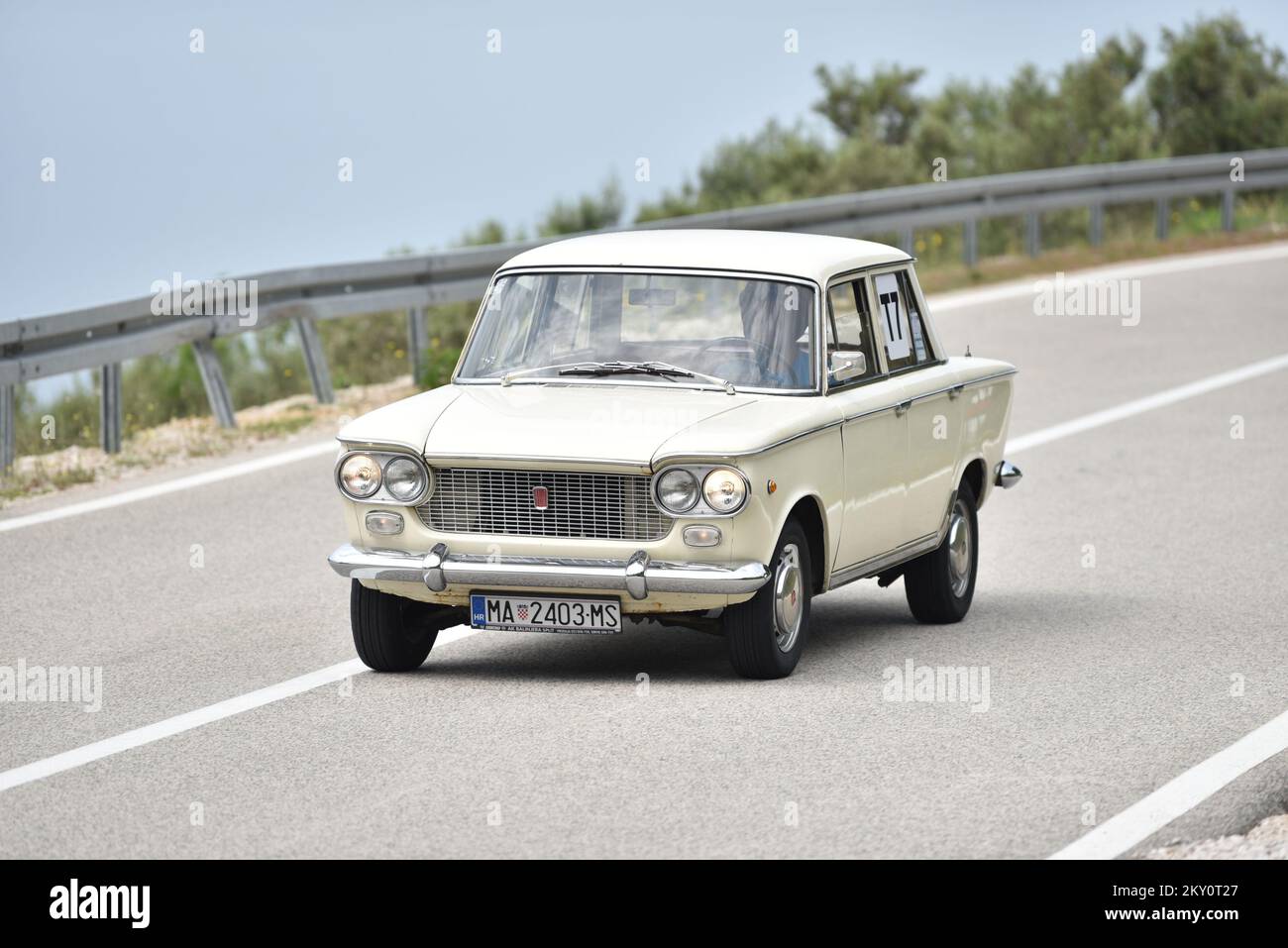 The mountain car race Biokovo 2022 is held between Makarska and Gornji ...