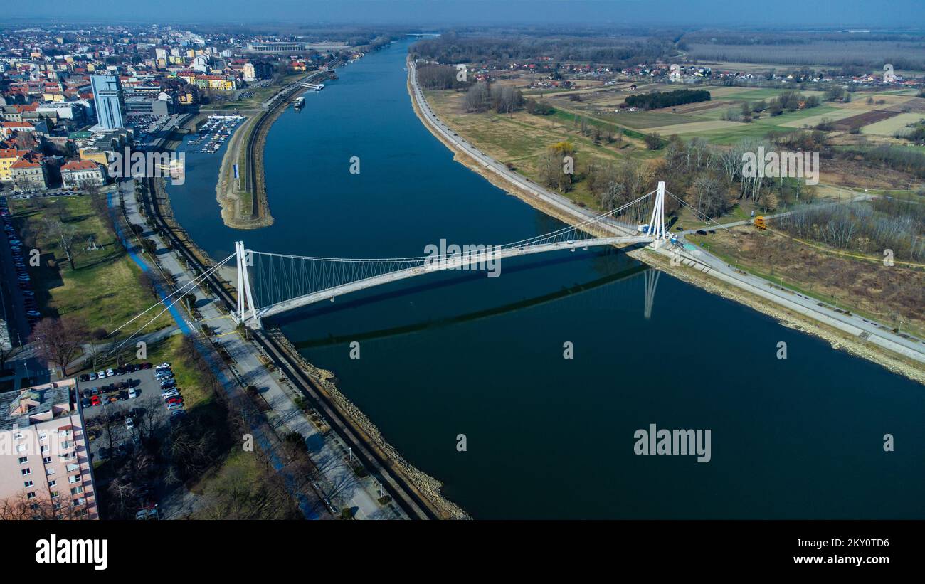 Osijek pedestrian bridge hi-res stock photography and images - Alamy