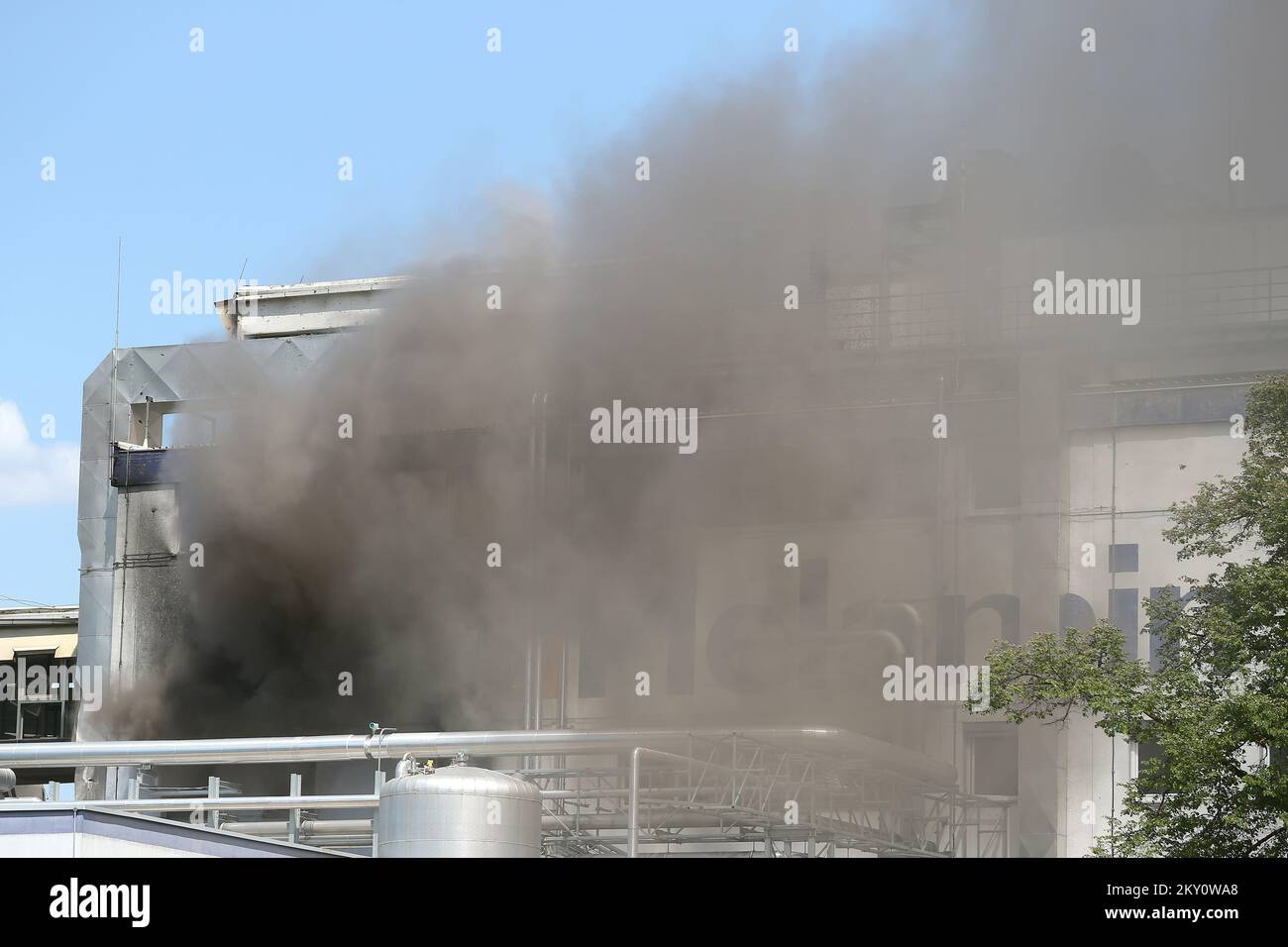 An explosion and fire at a chemical plant in southeast Slovenia have ...