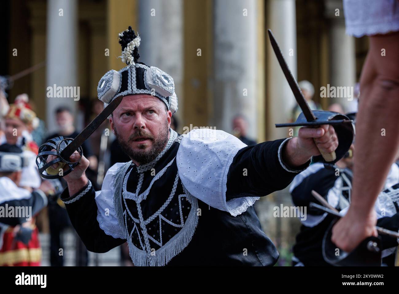 As part of the International Folklore Festival Zagreb, a performance of ...