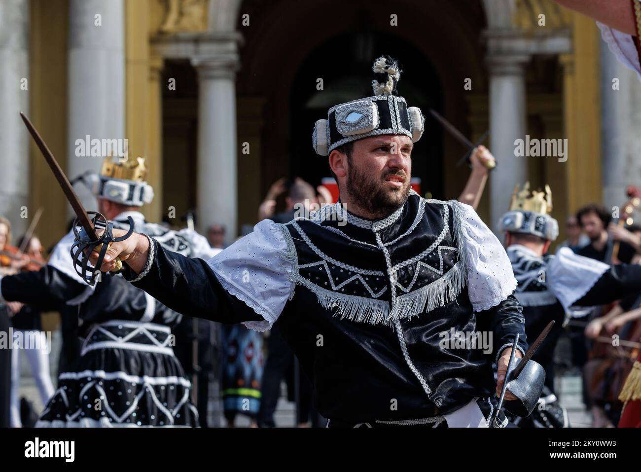 As part of the International Folklore Festival Zagreb, a performance of ...