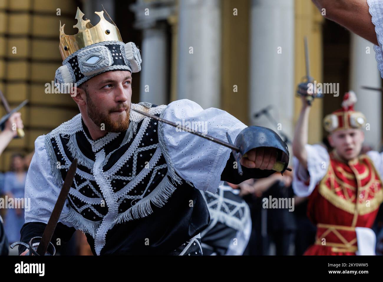 As part of the International Folklore Festival Zagreb, a performance of ...