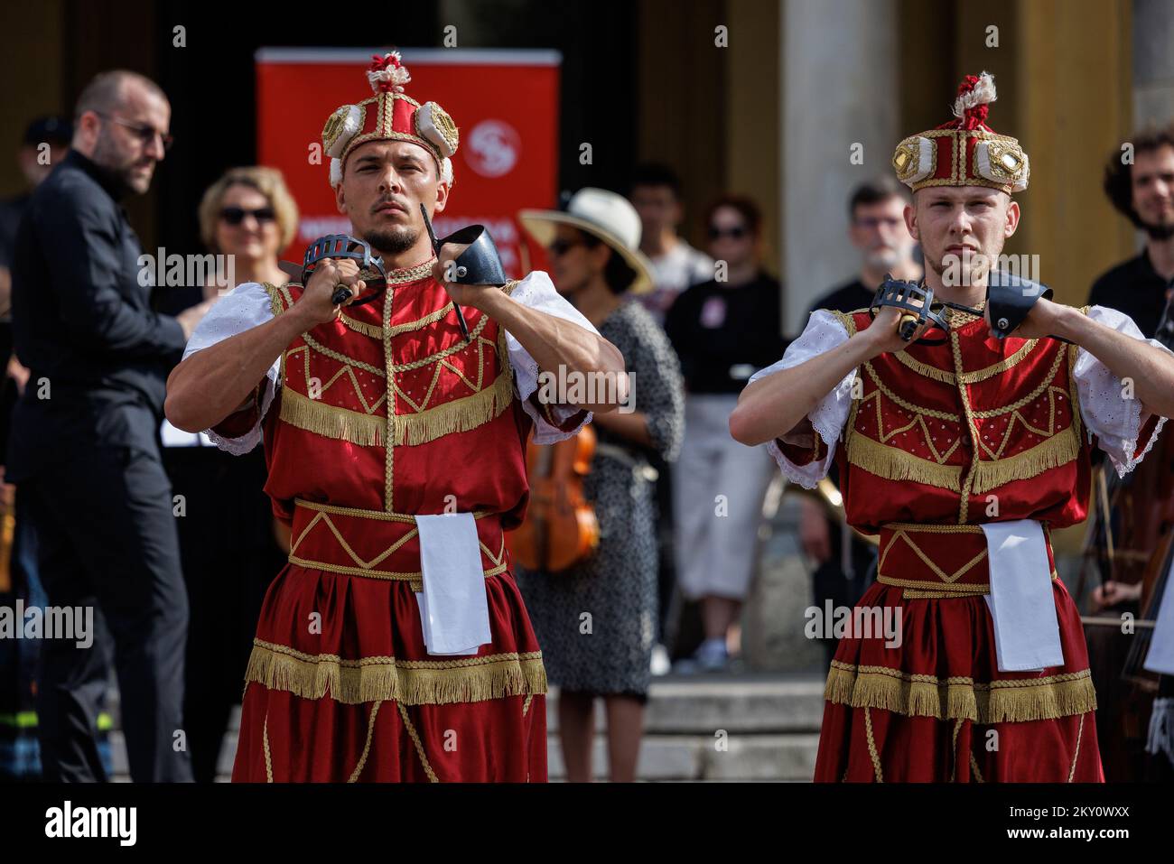 As part of the International Folklore Festival Zagreb, a performance of ...