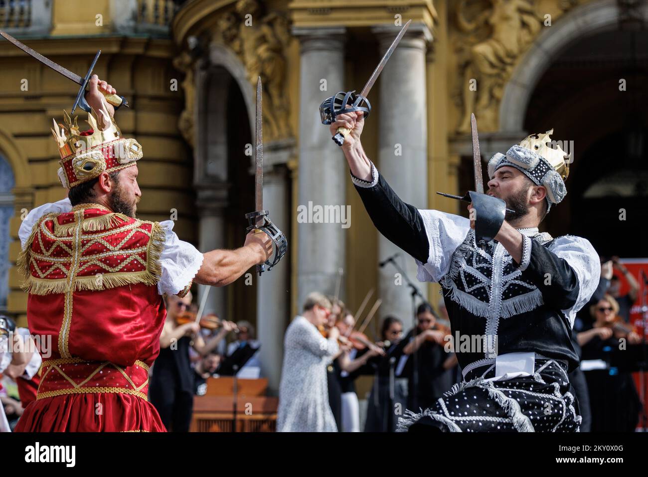 As part of the International Folklore Festival Zagreb, a performance of ...