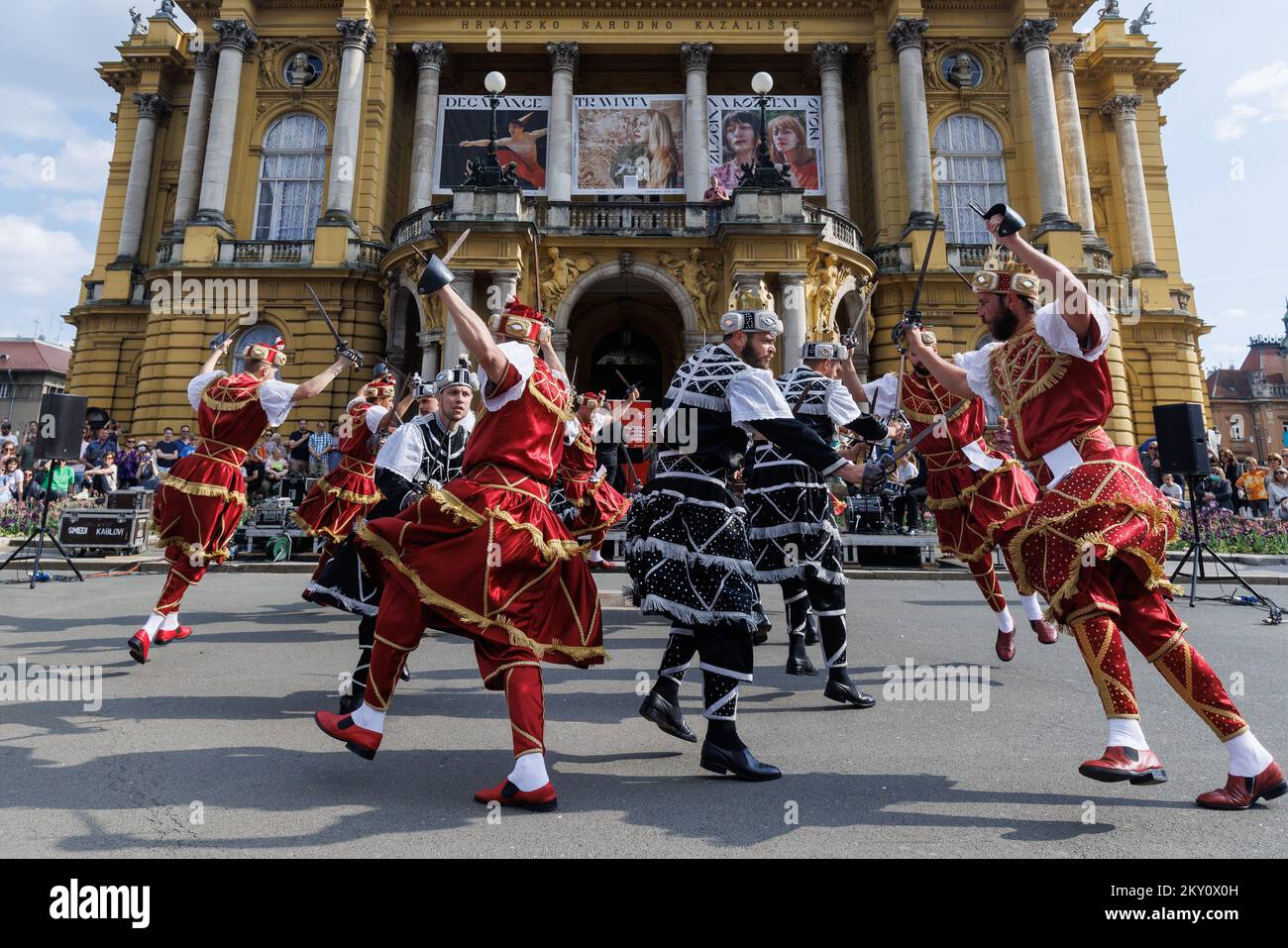 As part of the International Folklore Festival Zagreb, a performance of ...