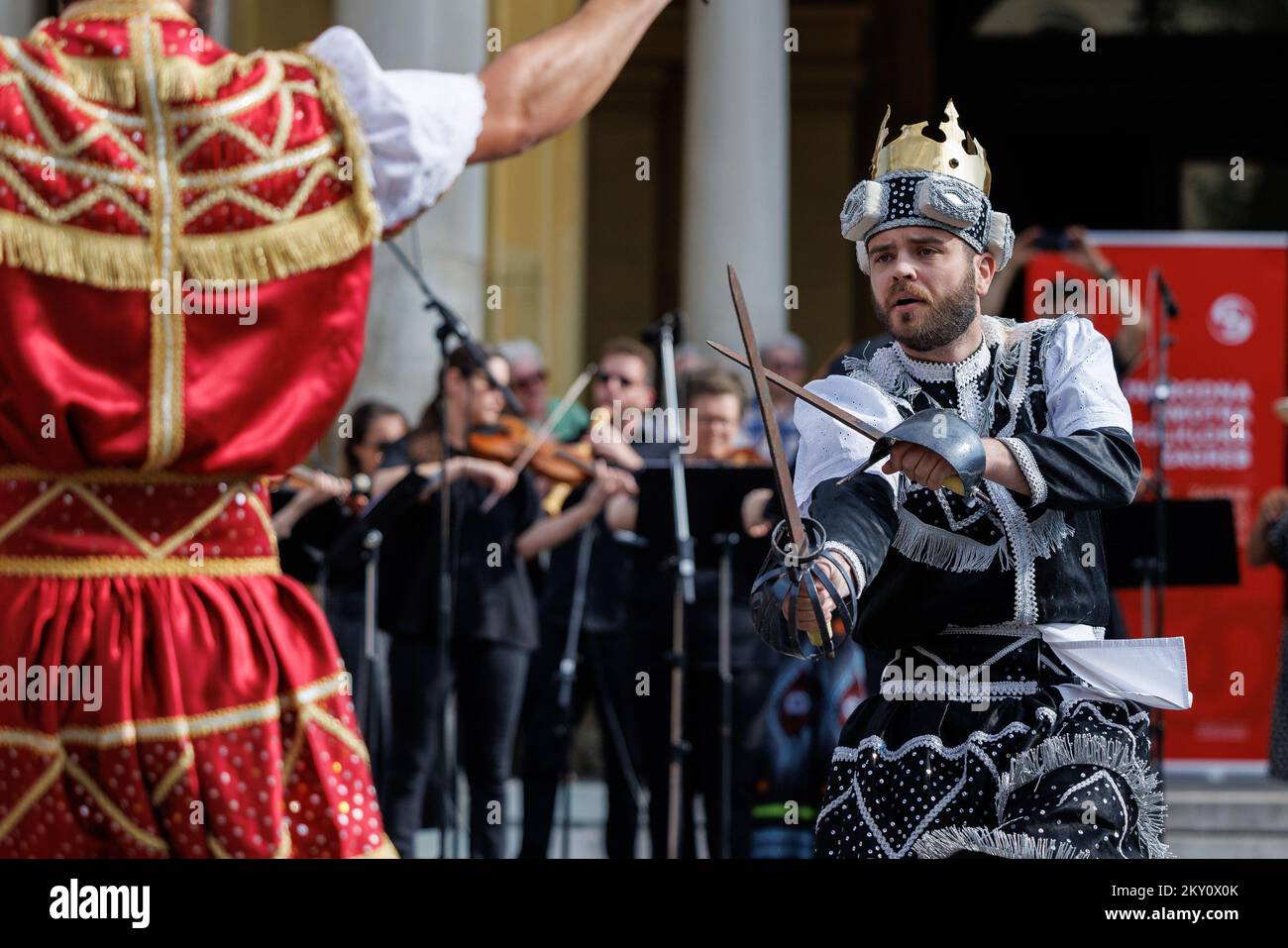 As part of the International Folklore Festival Zagreb, a performance of ...