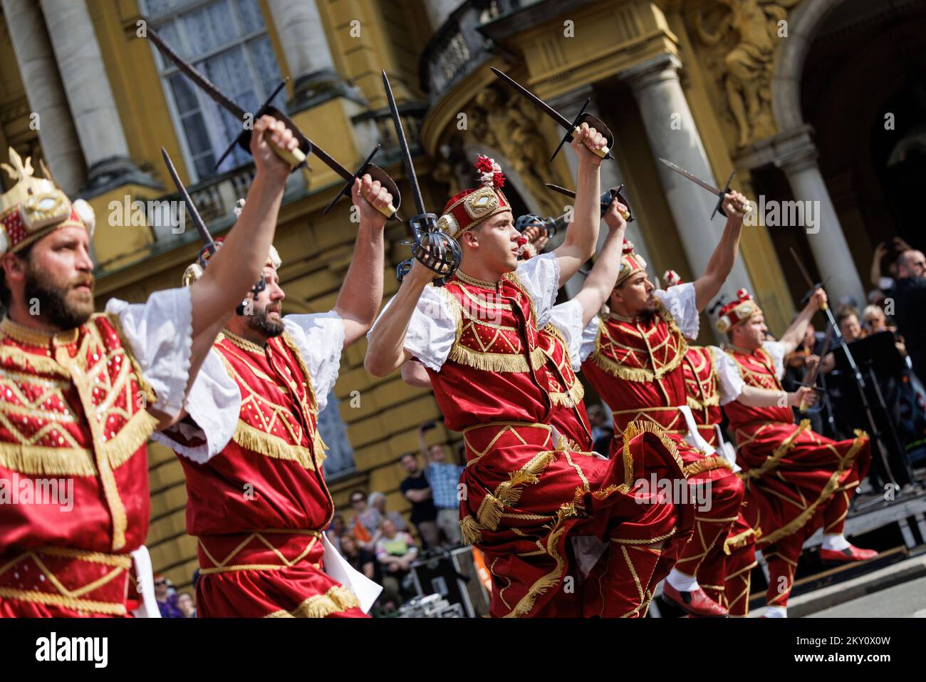 As part of the International Folklore Festival Zagreb, a performance of ...