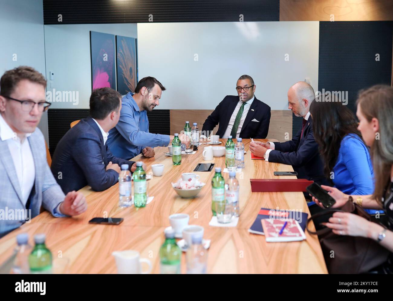 Infobip's CEO Silvio Kutic welcomed James Cleverly , Minister of State ...