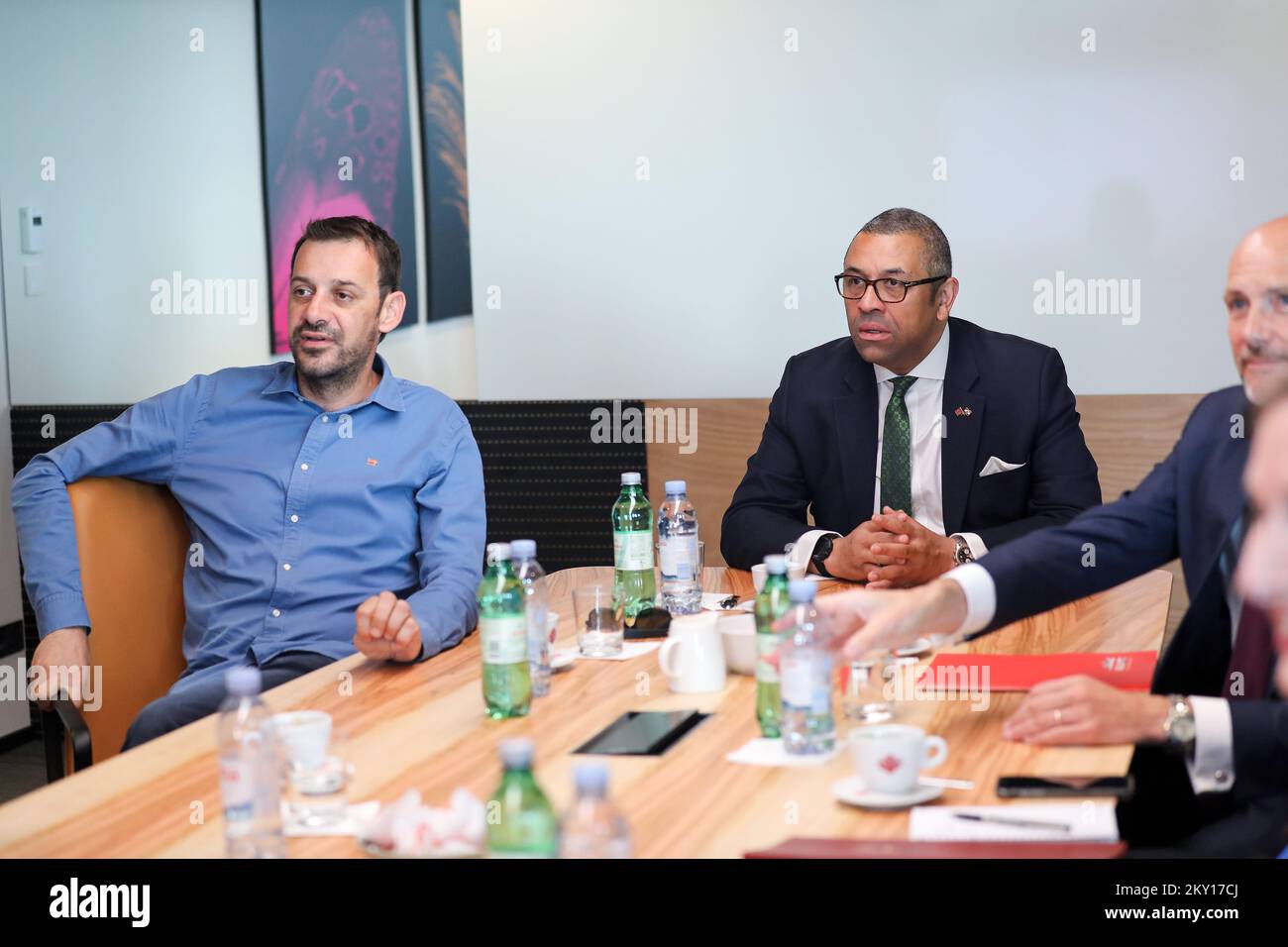 Infobip's CEO Silvio Kutic welcomed James Cleverly , Minister of State ...