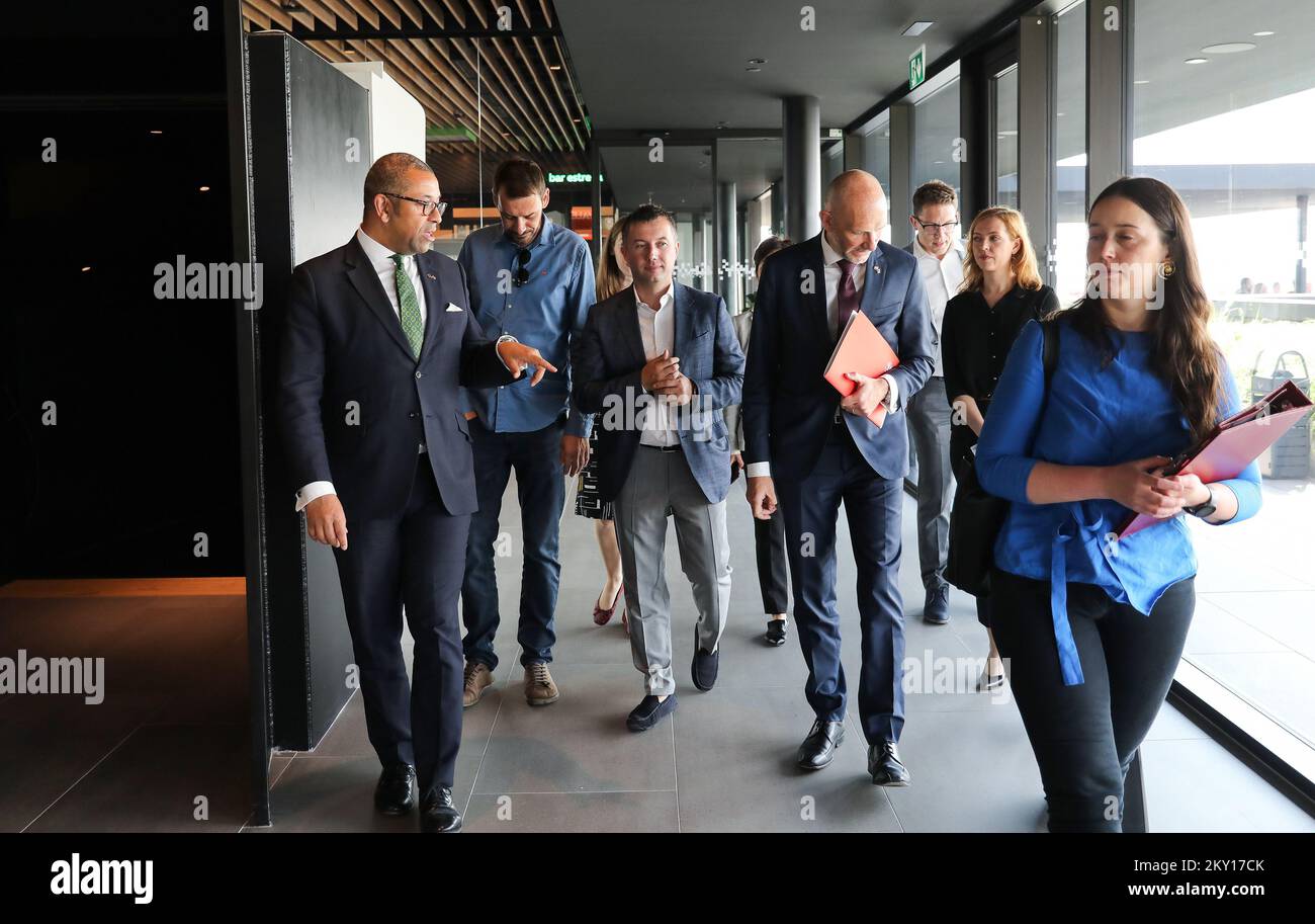 Infobip's CEO Silvio Kutic welcomed James Cleverly , Minister of State ...