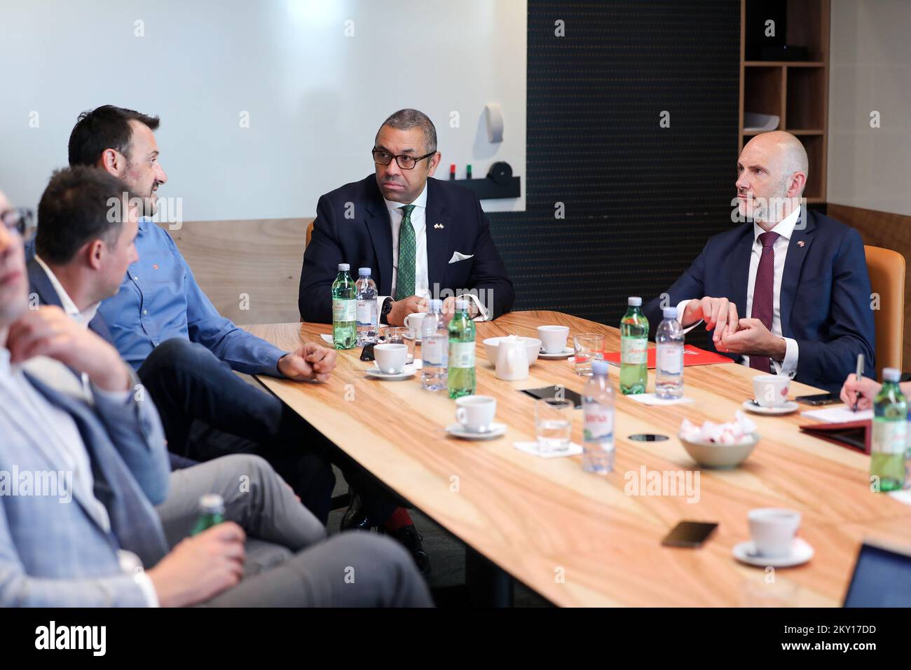 Infobip's CEO Silvio Kutic welcomed James Cleverly , Minister of State ...