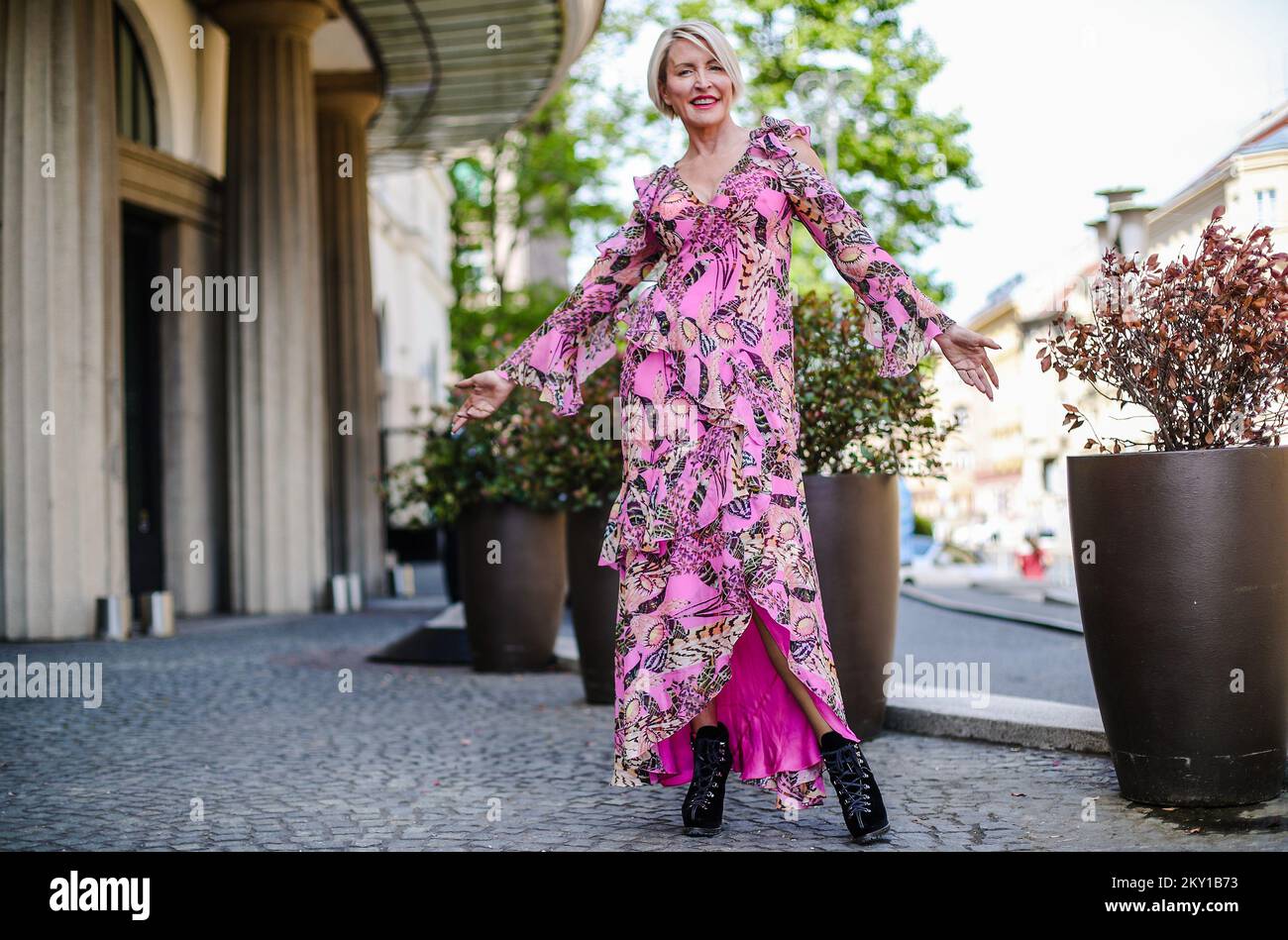 Former model and Paul McCartney's ex-wife Heather Mills poses for ...