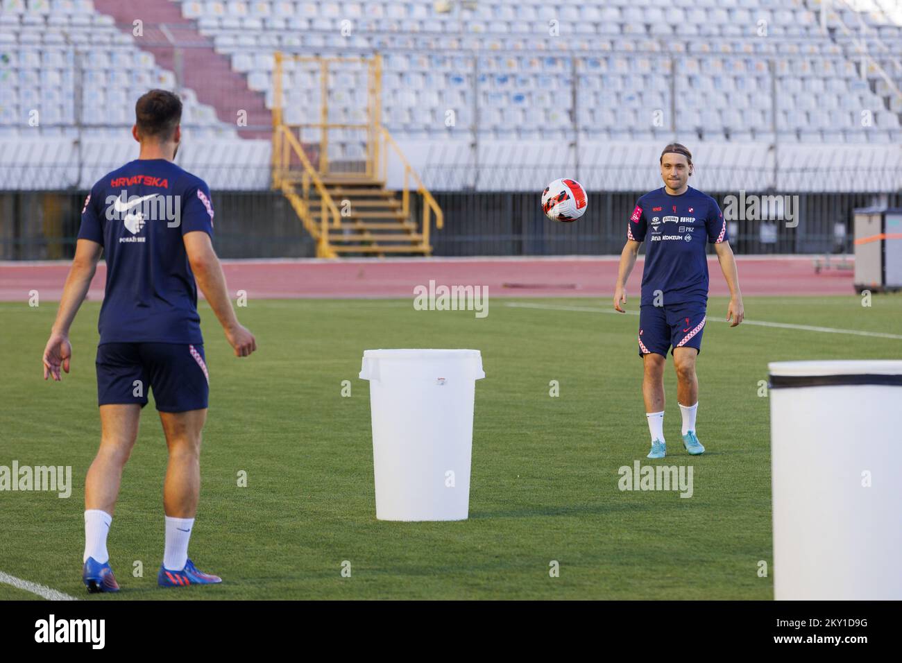 Lovro Majer of Croatia during a training session of Croatian national ...