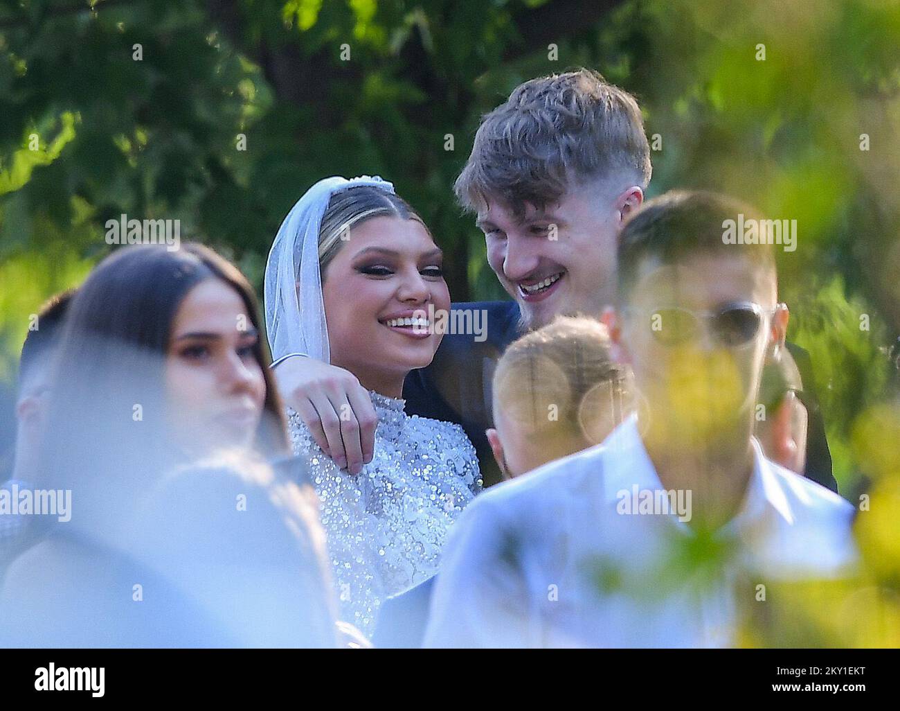 Croatian football player and Lokomotiv Moscow player Tin Jedvaj and his ...