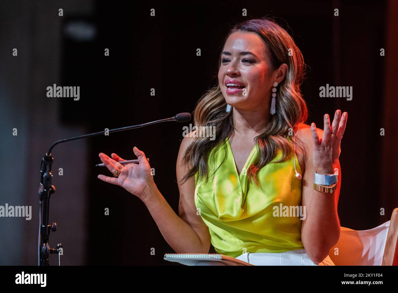 Amanda Guerra spoke at the panel "Athletes owning their brands: The ...