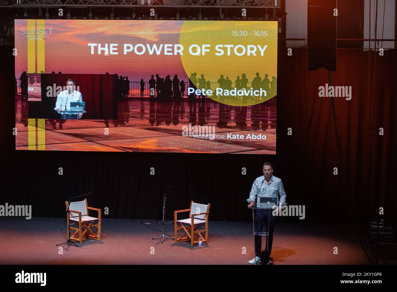 Pete Radovich spoke at the panel "The Power of Story" in Zadar, Croatia ...