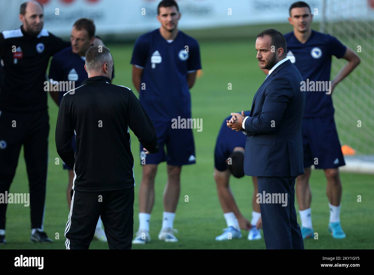 Vico Zeljkovic, President of the Football Association of Bosnia and ...