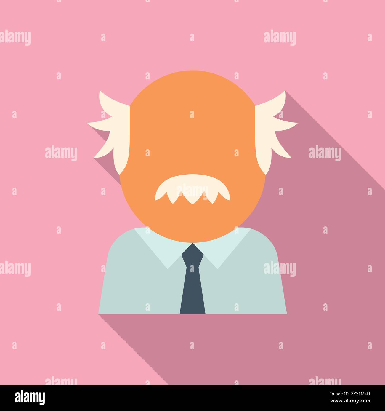 Scientist icon flat vector. Lab research. Chemical test Stock Vector ...