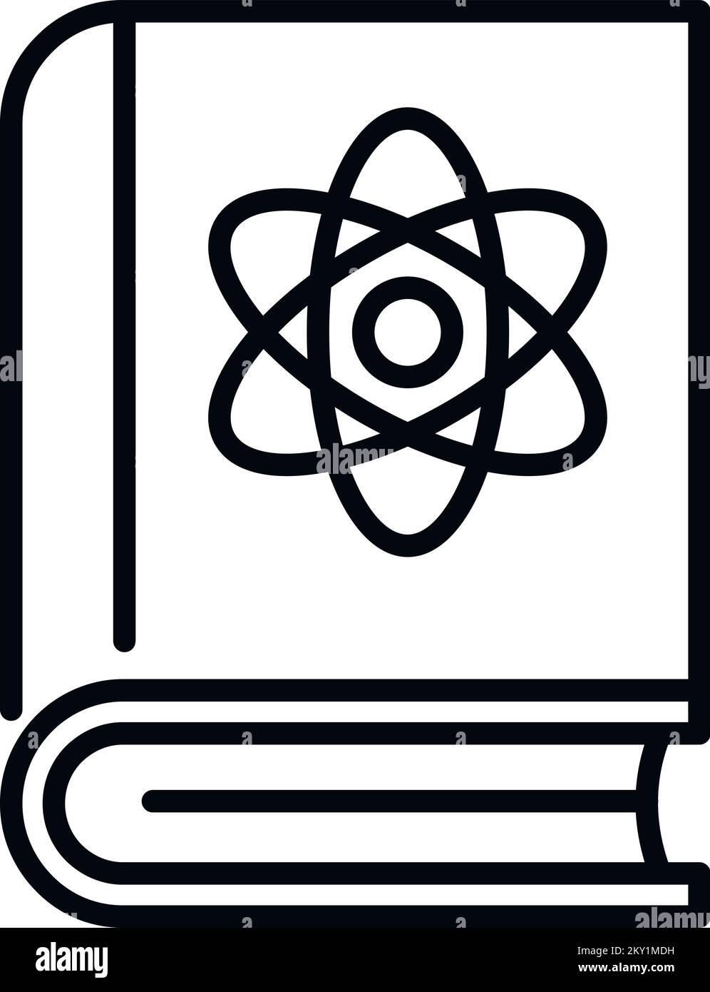 Lab book icon outline vector. Research laboratory. Genetic equipment ...