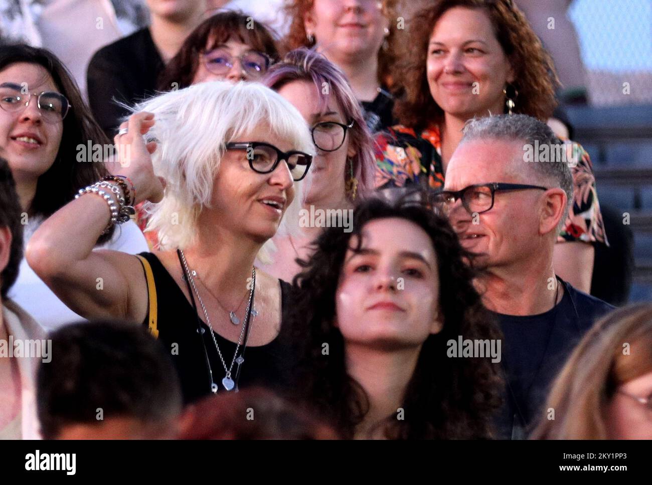 Sonja Yelich and Vic O'Connor are seen during their daughter Lorde ...
