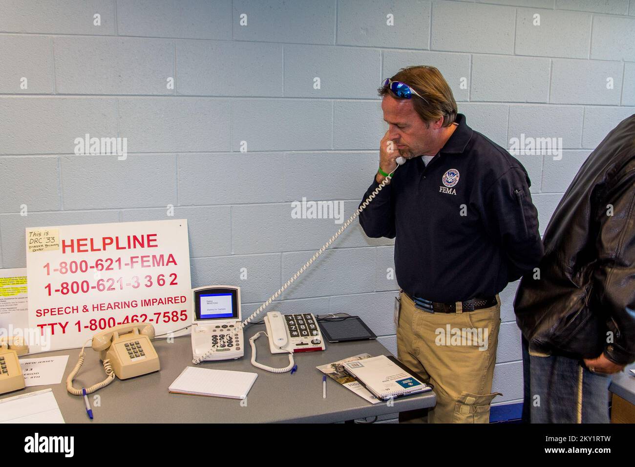 Video Remote Interpreting Services Set Up At A Disaster Recovery. New ...