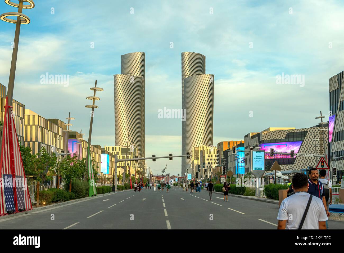 Lusail Plaza 4 tower. Al Saad Tower Lusail boulevard newly develop city ...