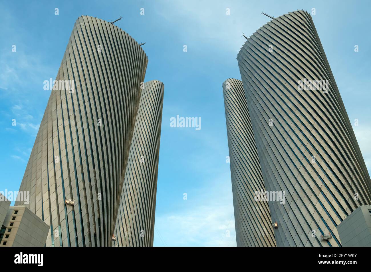 Lusail Plaza 4 tower. Al Saad Tower Lusail boulevard newly develop city ...