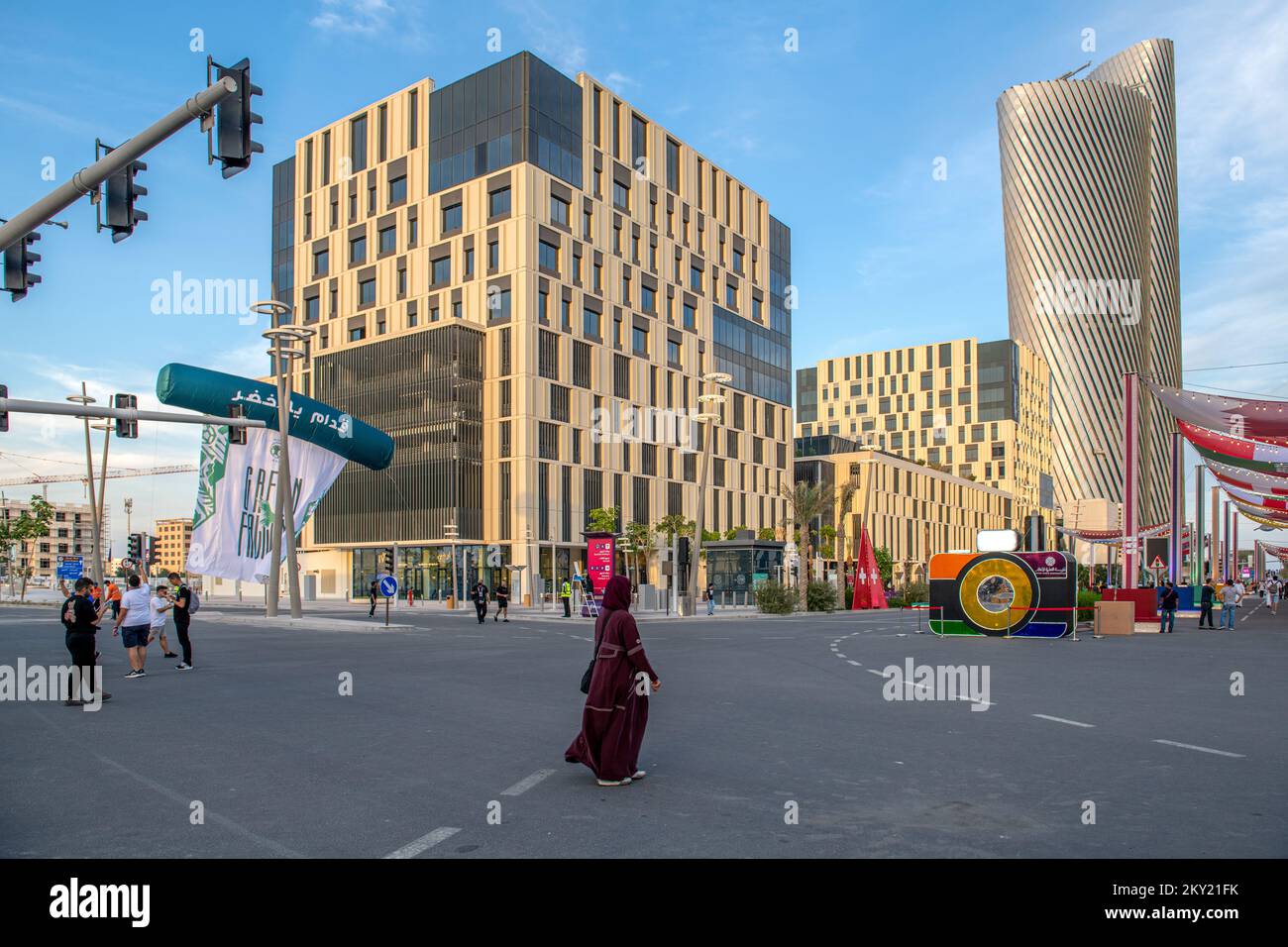 Lusail Plaza 4 tower. Al Saad Tower Lusail boulevard newly develop city ...