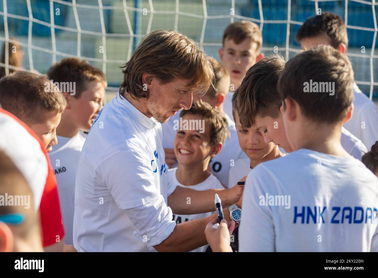 Real madrid stadium children hi-res stock photography and images - Alamy