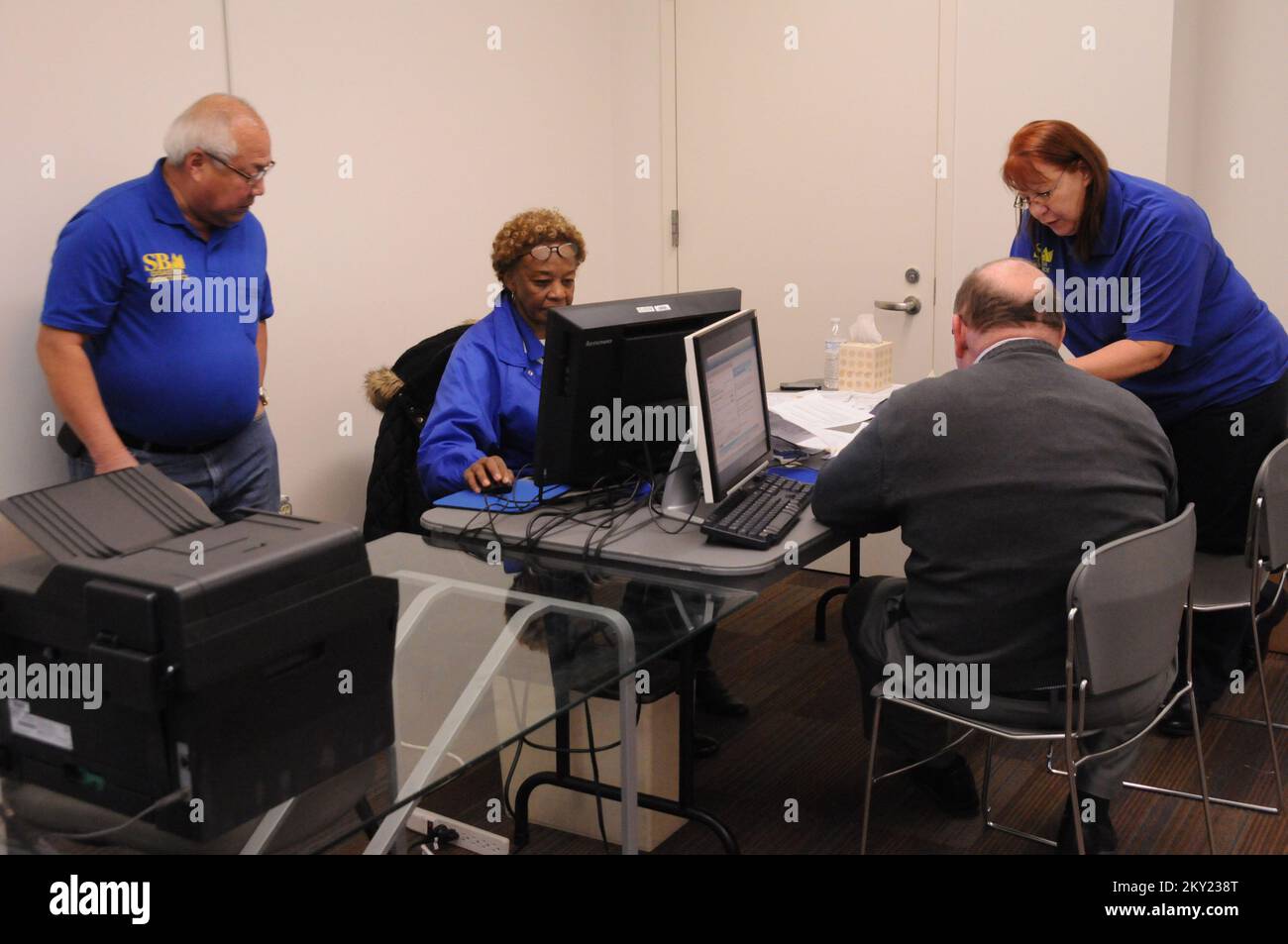 Applicant at SBA Business Recovery Center. New Jersey Hurricane Sandy ...