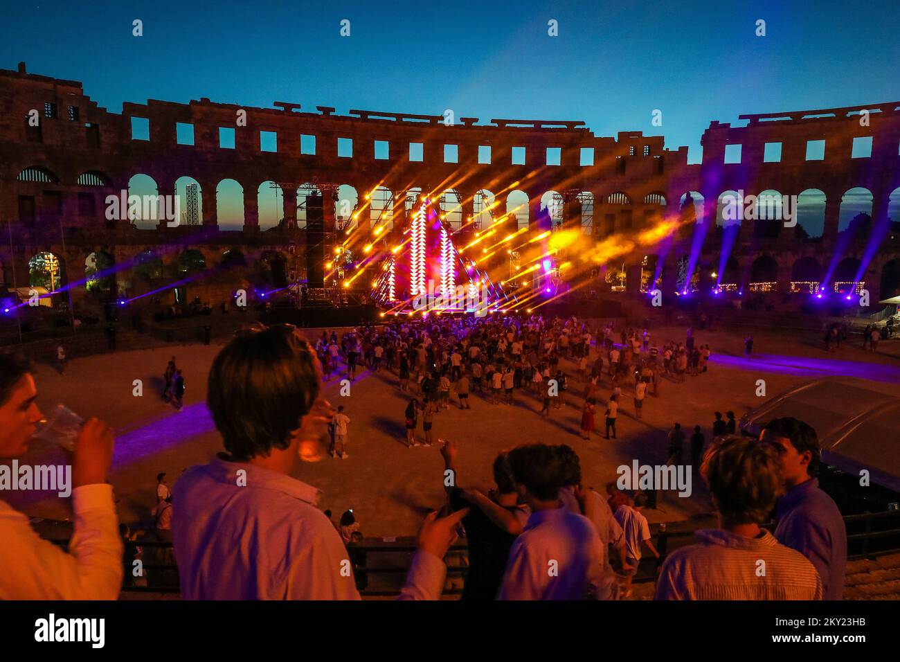The seven-day festival "Pula Music Week" has started in the Arena in ...