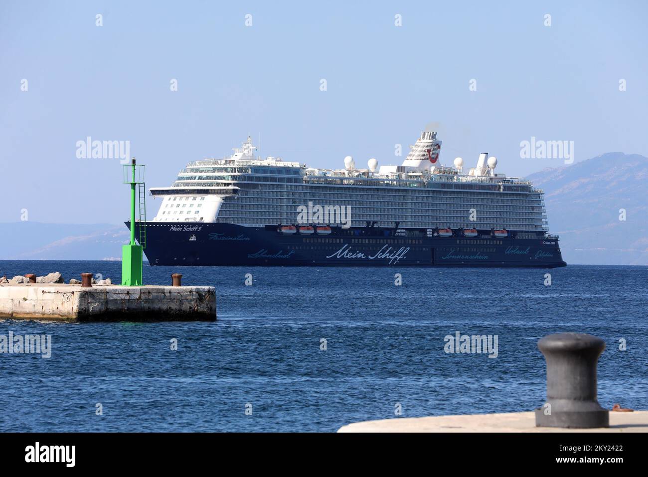 The cruise ship Mein Schiff 5 from the fleet of the largest European ...