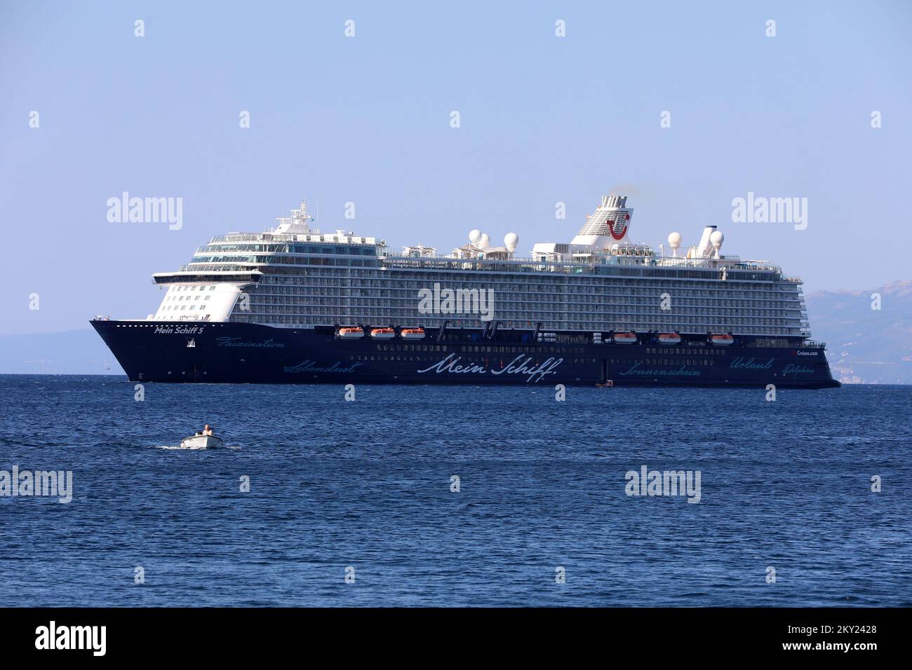 The cruise ship Mein Schiff 5 from the fleet of the largest European ...