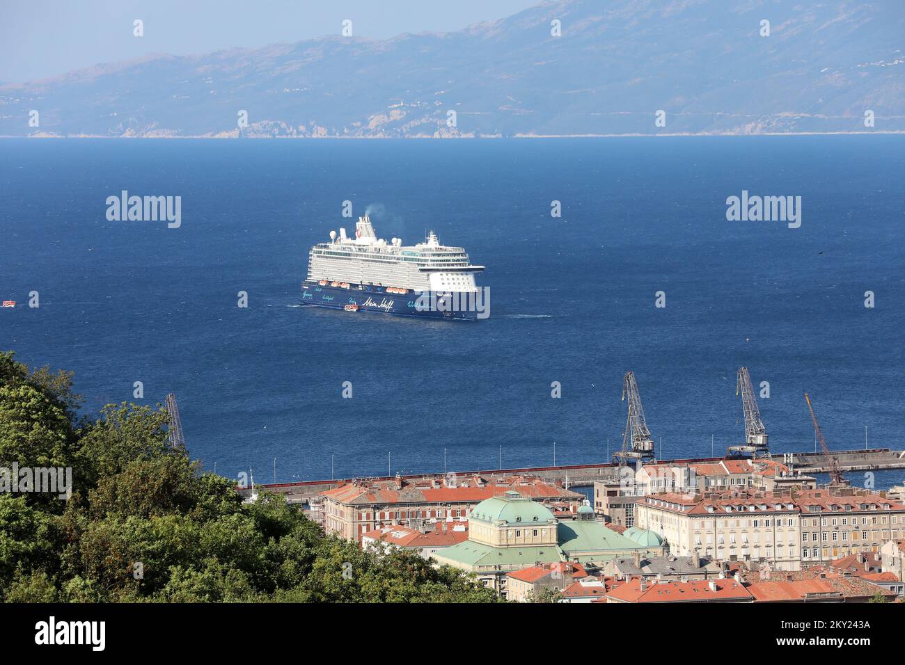 The cruise ship Mein Schiff 5 from the fleet of the largest European ...