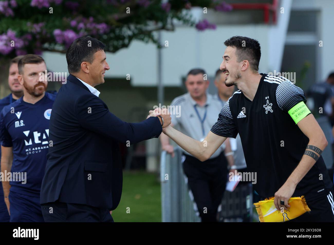 Head coach of Zrinjski Sergej Jakirovic before the UEFA Champions League season 2022/2023 first ...