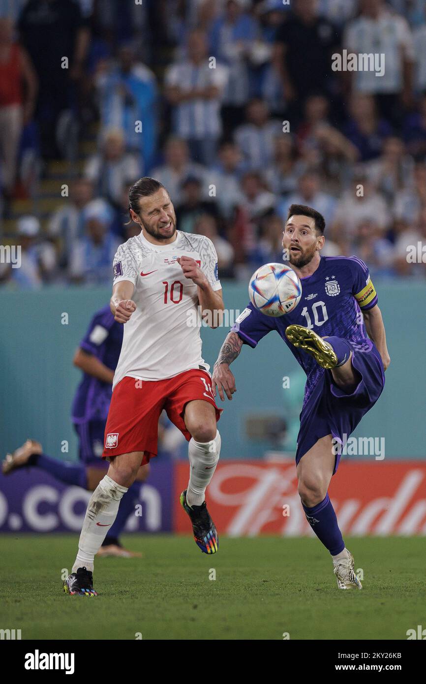 Qatar - Doha - 11/30/2022 - 2022 WORLD CUP, POLAND X ARGENTINA - Messi ...