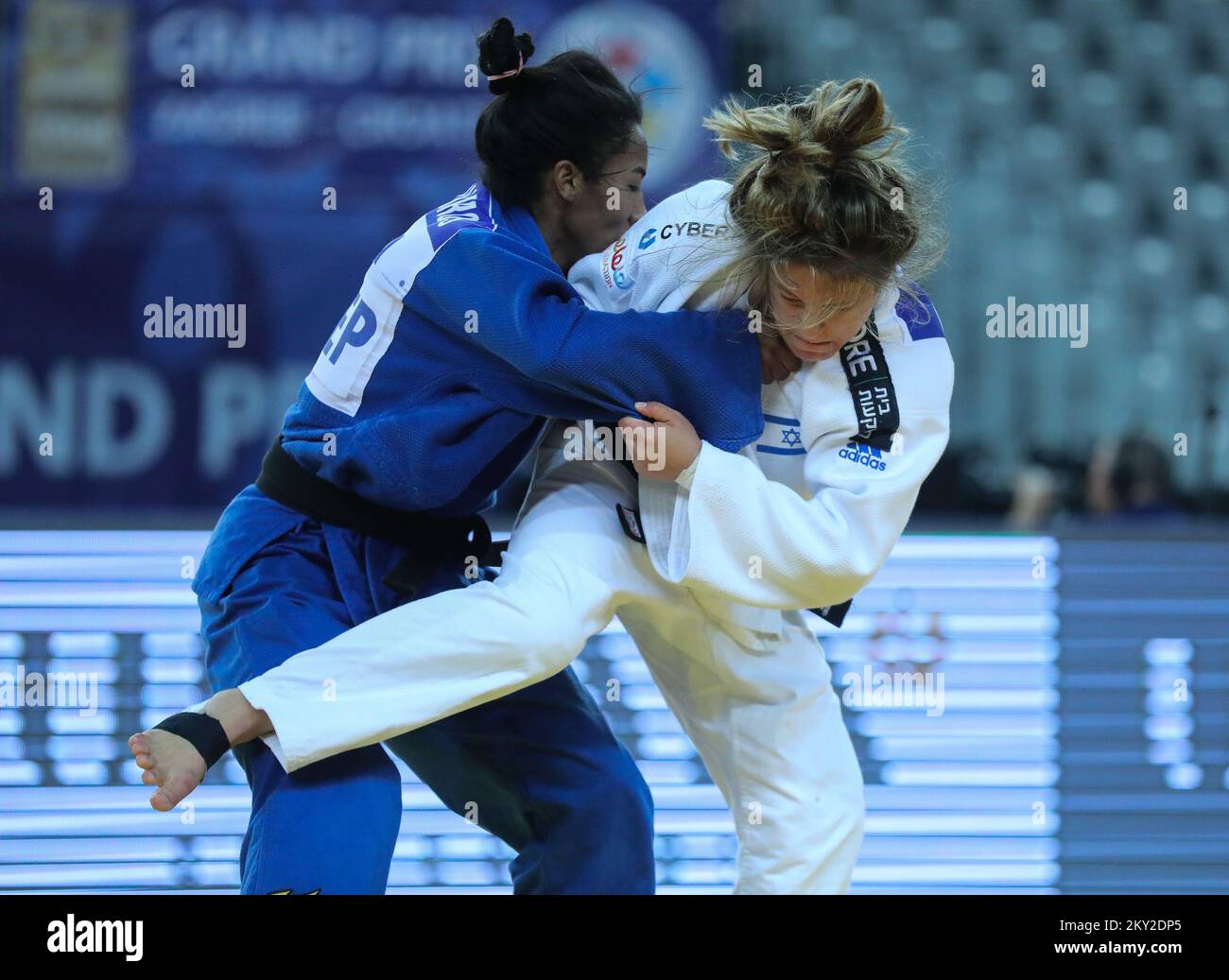 Gilli Sarir of Israel fights against Ketleyn Quadros of Brazil in the ...