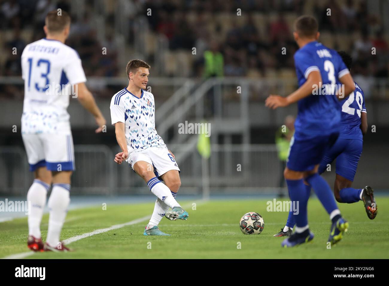 UEFA Champions league Second qualifying round, 2nd leg match FC Shkupi ...