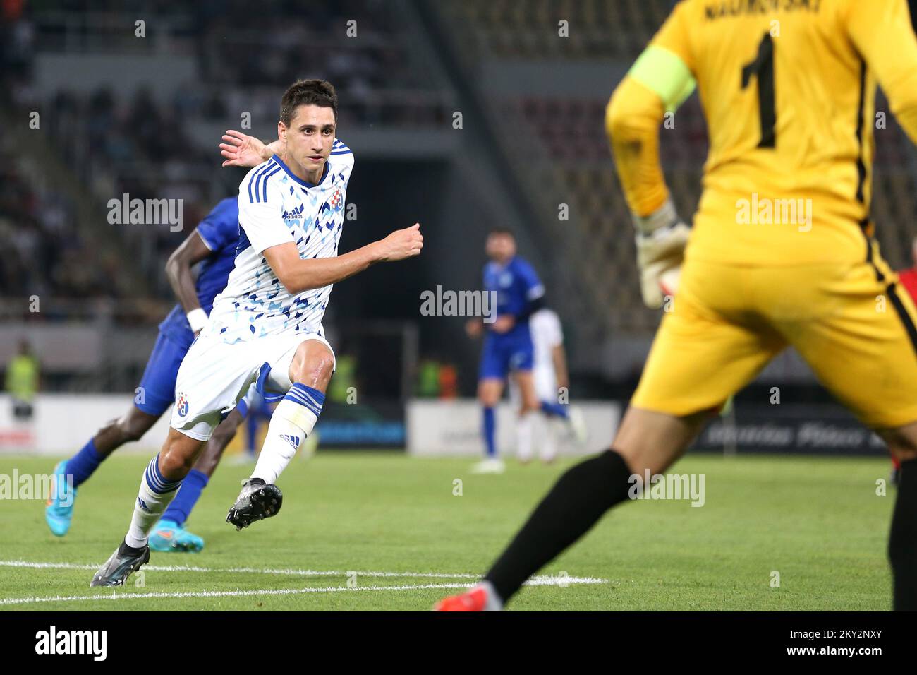UEFA Champions league Second qualifying round, 2nd leg match FC Shkupi ...