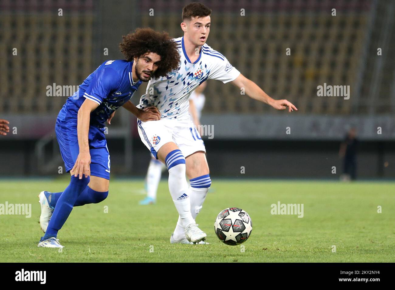 UEFA Champions league Second qualifying round, 2nd leg match FC Shkupi ...