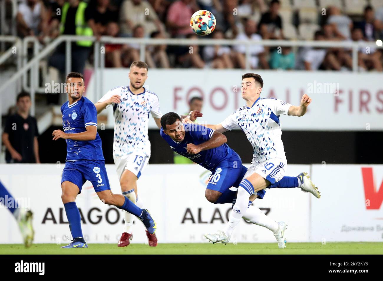 UEFA Champions league Second qualifying round, 2nd leg match FC Shkupi ...