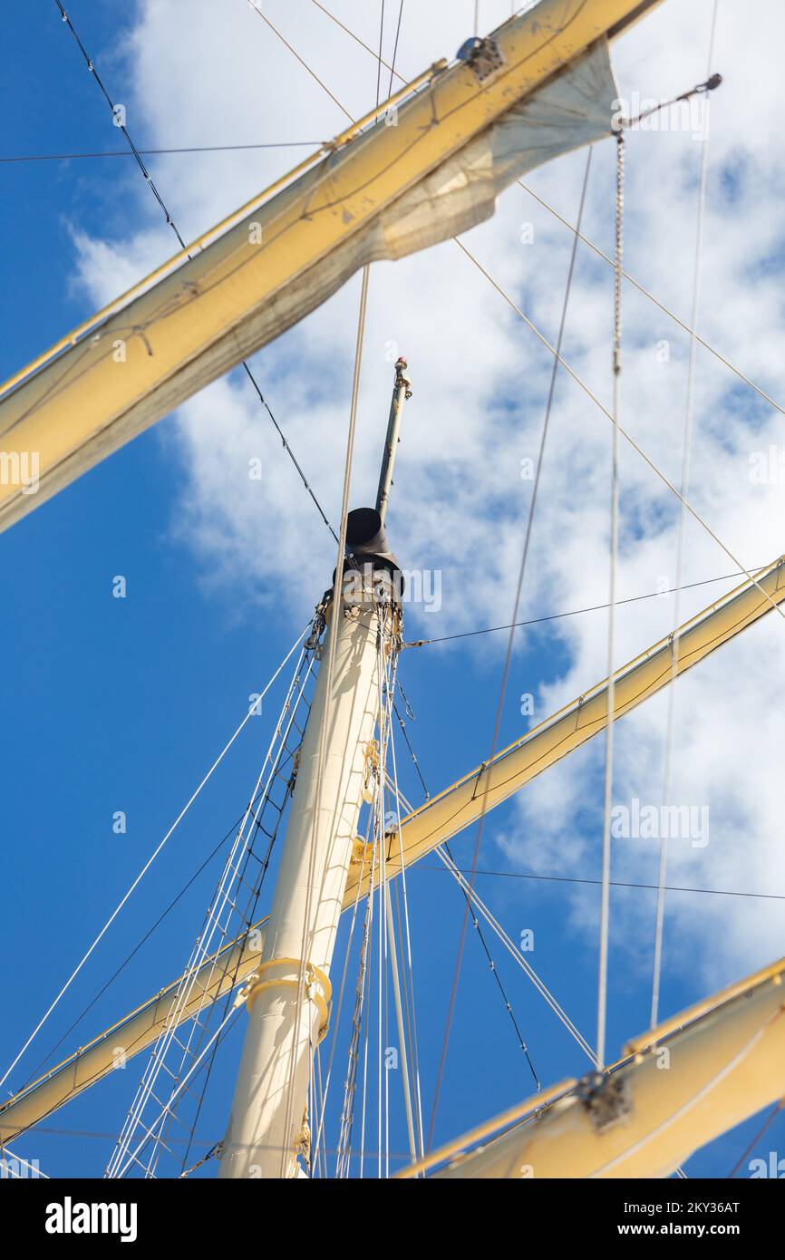 Royal Clipper arrived in Port of Zadar, in Zadar, Croatia, on Aug 21 ...
