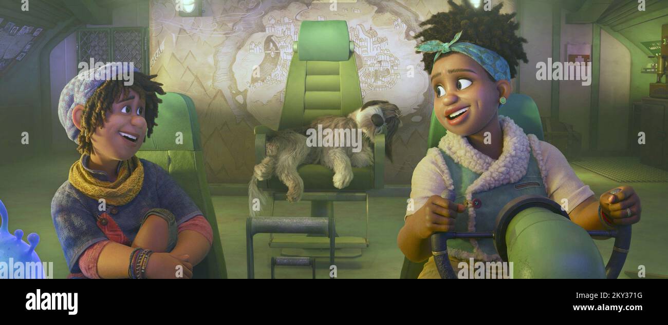 STRANGE WORLD, from left: Ethan Clade (voice: Jaboukie Young-White ...