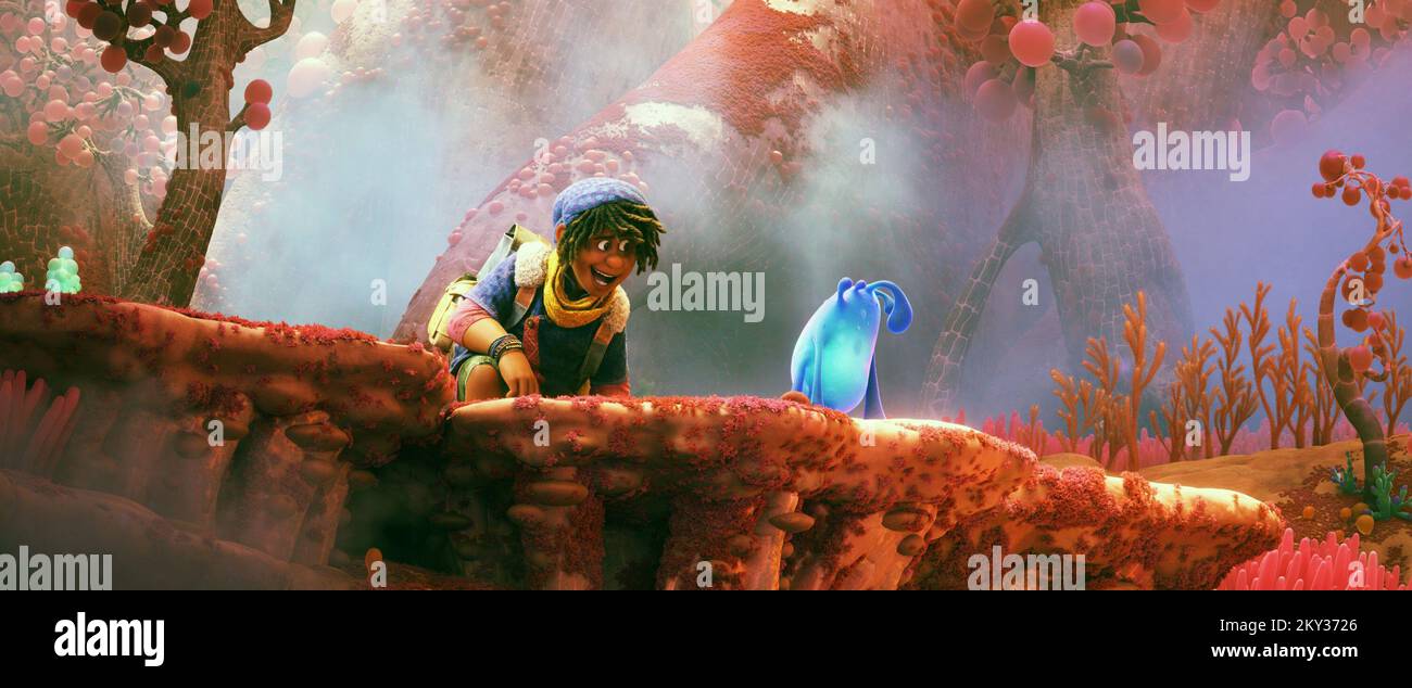 STRANGE WORLD, from left: Meridian Clade (front, voice: Gabrielle Union ...